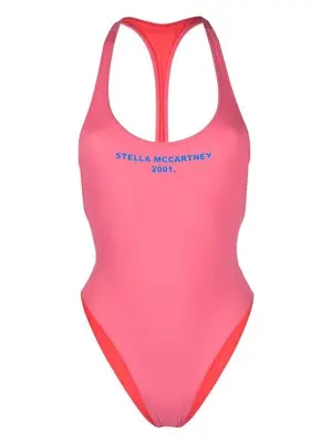 Stella McCartney Logo-print Swimsuit - Pink