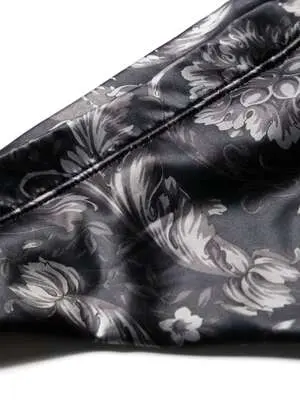 Versace Barocco-print Satin Briefs