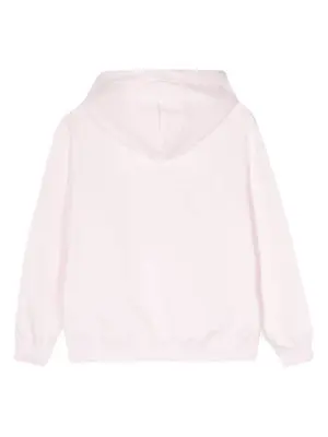 LANVIN Logo-print Hoodie - Pink