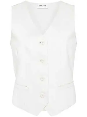 P.a.r.o.s.h Single-breasted Leather Waistcoat
