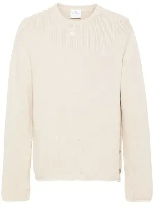 COURREGES Buttoned Slit Jumper