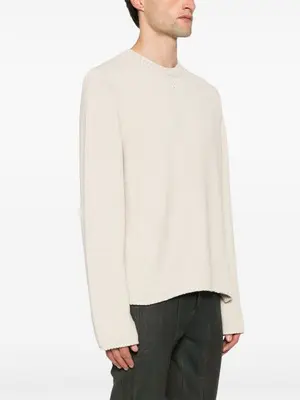 COURREGES Buttoned Slit Jumper