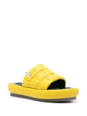 Premiata Quilted Leather Slides