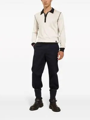 Dolce & Gabbana Logo-tag Tapered Trousers