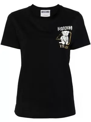 Moschino Jeans Textured T-shirts For Women