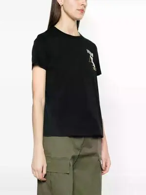 Moschino Teddy Bear-print Cotton T-shirt - Black