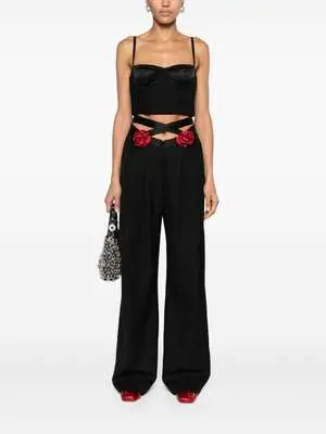 SEEN USERS Name Wrapped In Roses Tailored Trousers
