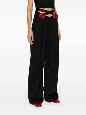 SEEN USERS Name Wrapped In Roses Tailored Trousers
