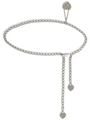 Dsquared2 Heart-pendant Chain-link Belt