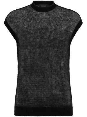 Dsquared2 Mohair-blend Sweater Vest - Black