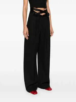 SEEN USERS Name Wrapped In Roses Tailored Trousers