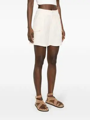 Woolrich Pleated Cargo Shorts - Neutrals