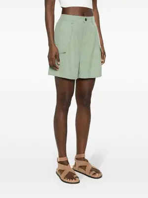 Woolrich Pleated Cargo Shorts - Green