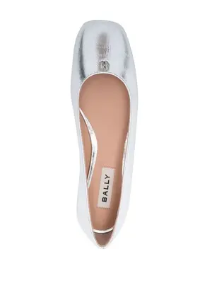 Bally Rina Leather Ballerina Shoes
