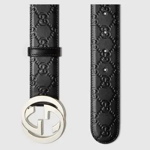 Gucci Belt With Interlocking G Buckle