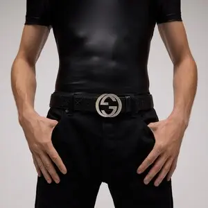 Gucci Belt With Interlocking G Buckle