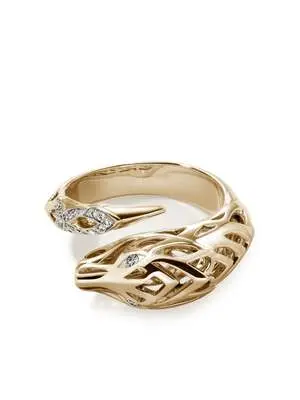 John Hardy 14kt Yellow Naga Ring - Gold