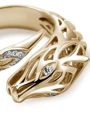John Hardy 14kt Yellow Naga Ring - Gold