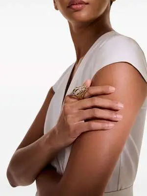 John Hardy 14kt Yellow Naga Saddle Ring - Gold