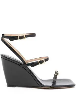 WANDLER 95mm Wedge Leather Sandals