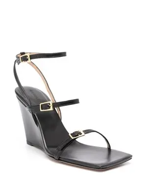 WANDLER 95mm Wedge Leather Sandals