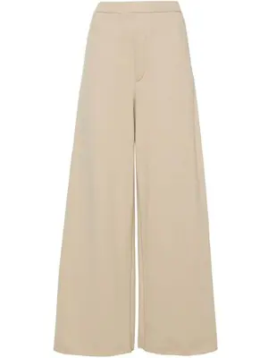 Gauchère Wide-leg Jersey Trousers