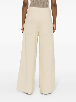 Gauchère Wide-leg Jersey Trousers