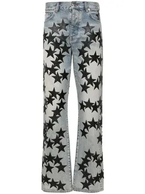 Amiri Chemist Mid-rise Straight-leg Jeans - Blue