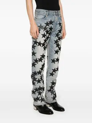 Amiri Chemist Mid-rise Straight-leg Jeans
