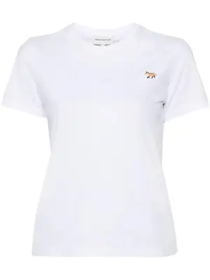 Maison Kitsuné Fox-motif T-shirt - White