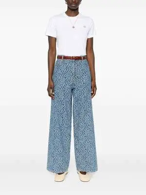Maison Kitsuné Fox-motif T-shirt - White