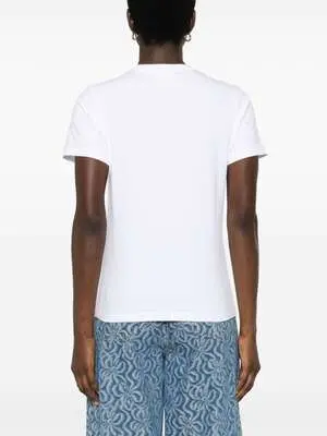 Maison Kitsuné Fox-motif T-shirt - White