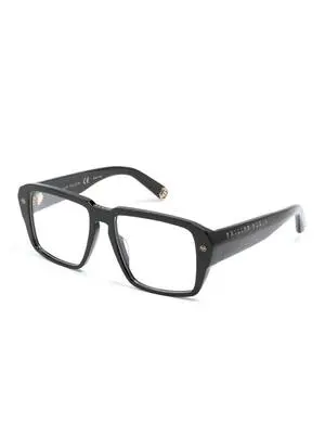 Philipp Plein Logo-print Square-frame Glasses