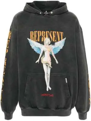 REPRESENT Reborn Graphic-print Hoodie