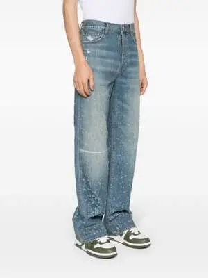 Amiri Shotgun Mid-rise Straight-leg Jeans