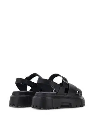 Hogan Crossover-straps Flat Sandals