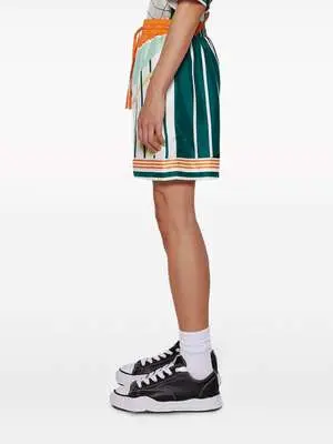 Casablanca Court Abstrait Track Shorts - Green
