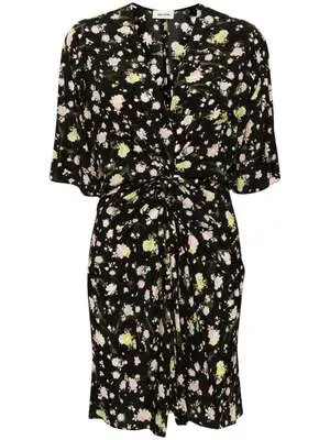 Zadig&Voltaire Rozom Floral-print Mini Dress - Black