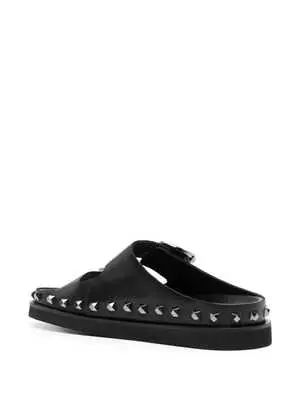 Ash Studded Leather Slides