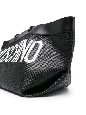 Moschino Interwoven Tote Bag - Black