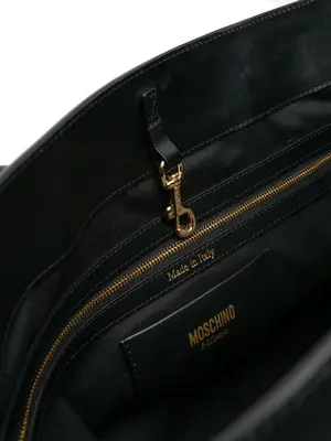 Moschino Interwoven Tote Bag - Black