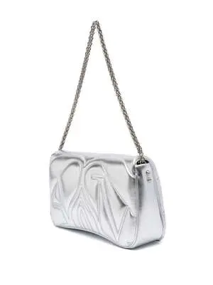 Alexander McQueen The Seal Shoulder Bag - Silver