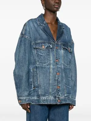 3x1 Notched-lapel Denim Jacket