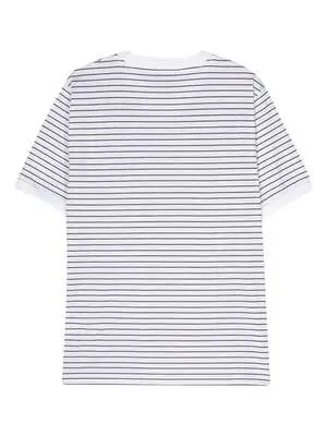 Peserico V-neck Striped T-shirt