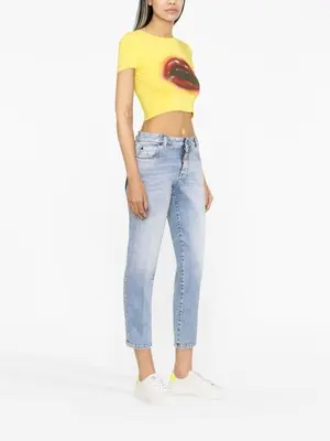 Dsquared2 Mid-rise Cropped Jeans