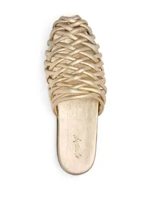 Marsèll Steccoblocco Woven Leather Mules