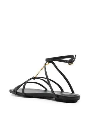 Jacquemus Les Sandales Pralu Leather Sandals - Black