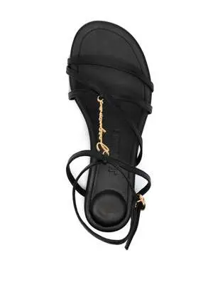 Jacquemus Les Sandales Pralu Leather Sandals - Black