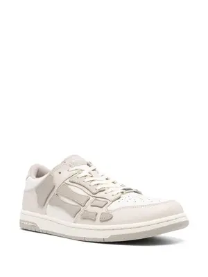 Amiri Skel Leather Sneakers - White