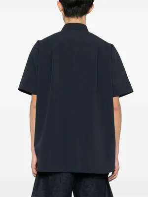 Sacai Zip-pocket Taffeta Shirt - Blue
